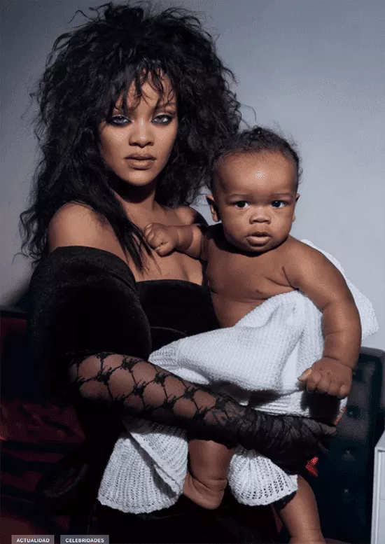 ¡Qué preciosidad! El bebé de Rihanna, protagonista junto a su madre de ...