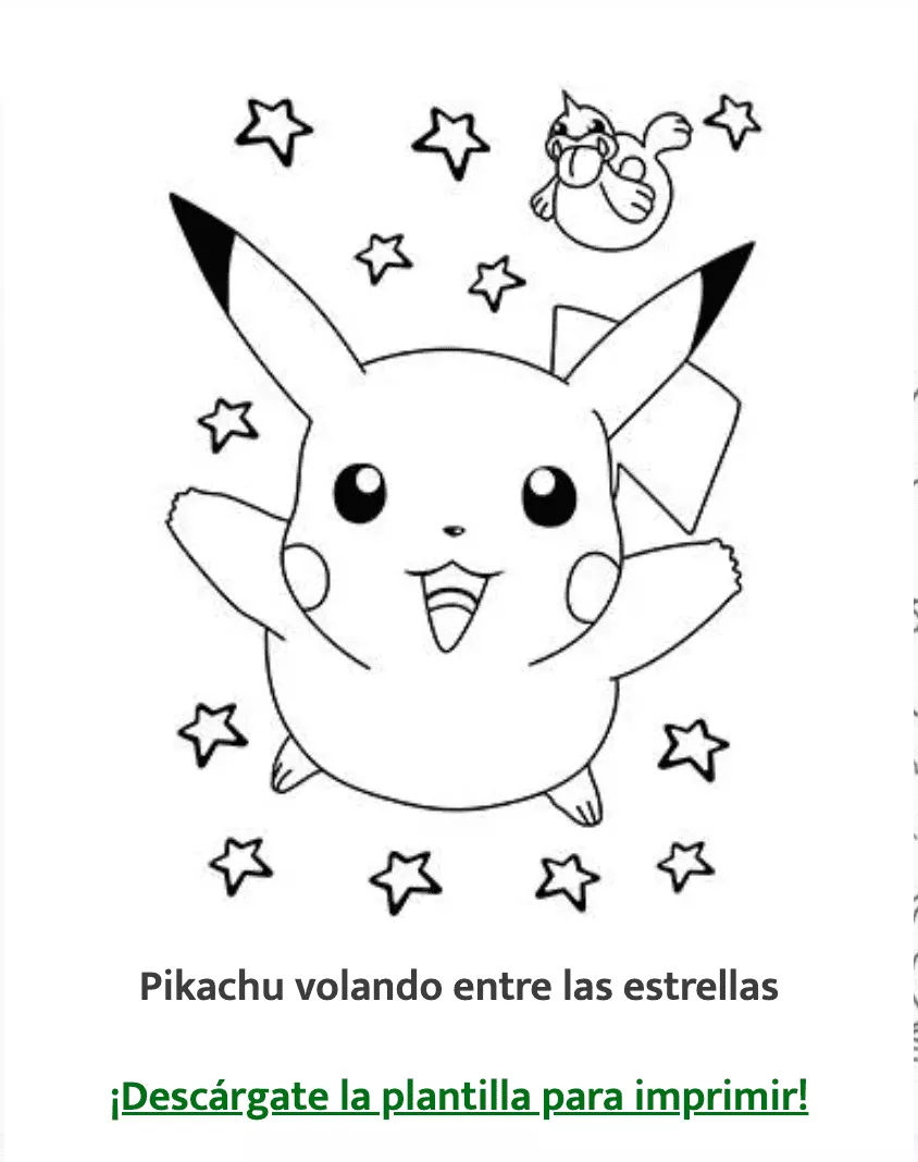 Plantillas De Pokemon Para Imprimir